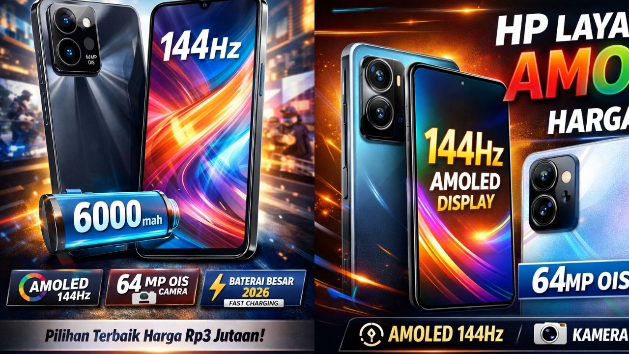 Harga Terjangkau, HP AMOLED 144Hz Rp3 Jutaan Tawarkan Kamera OIS dan ...